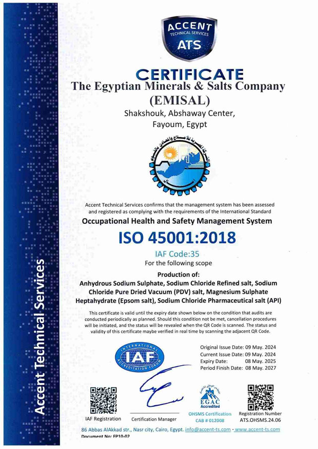 ISO 45001 – 2018 - Emisal